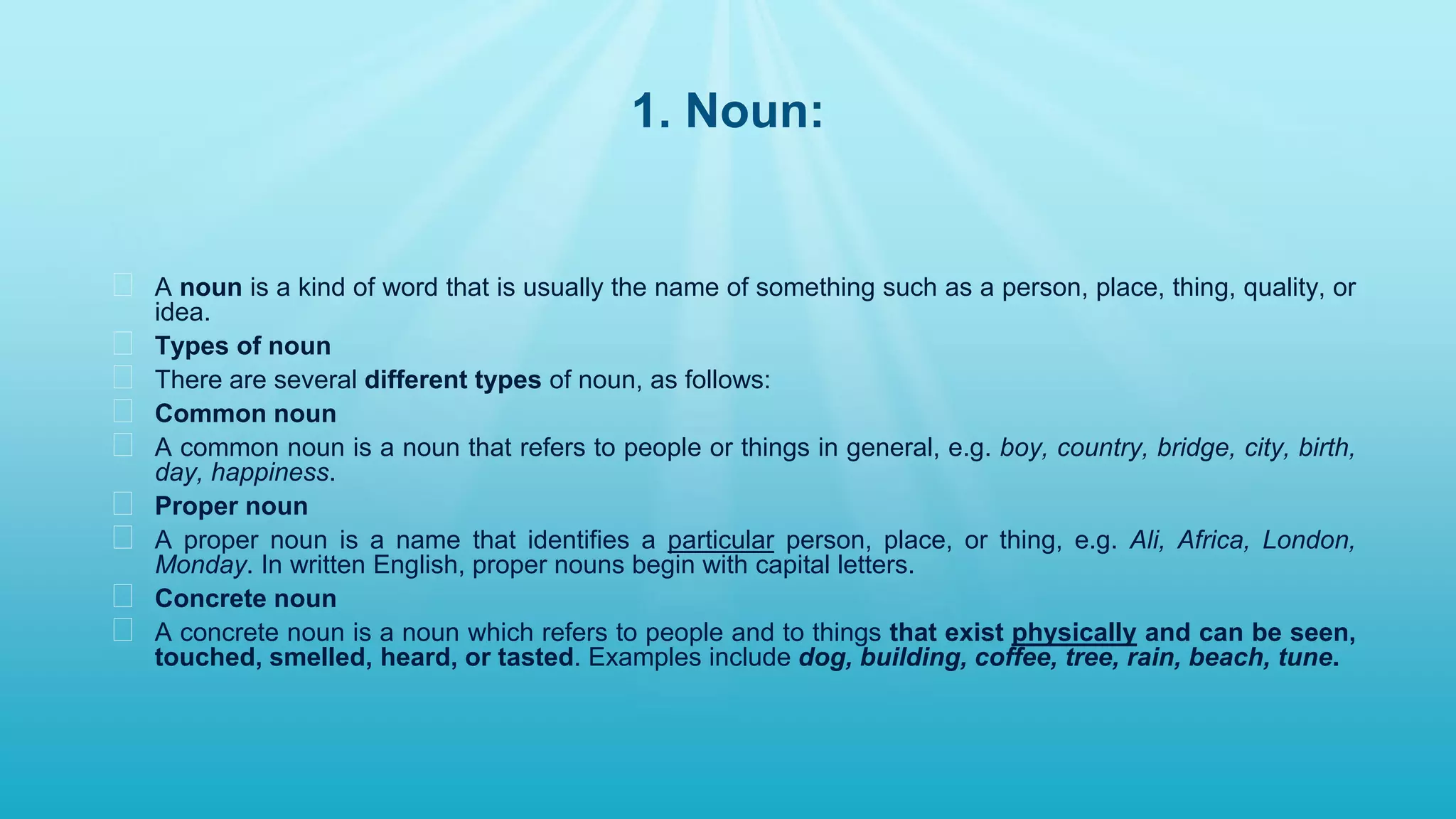 Parts of speech.. Noun,pronoun.. | PPTX