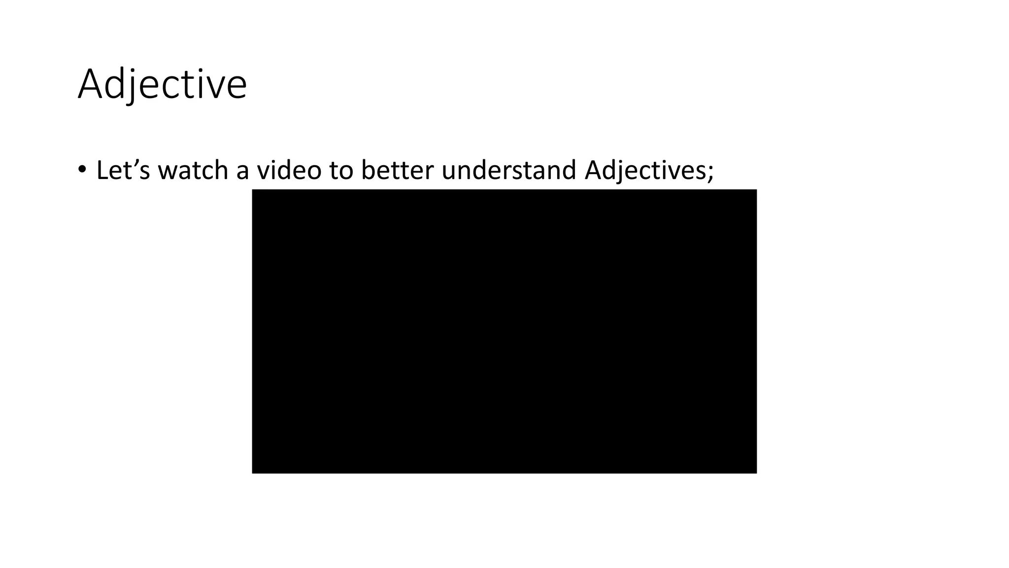 Noun pronoun and adjectives | PPTX