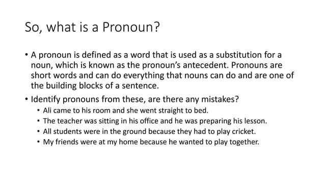 Noun pronoun and adjectives | PPTX