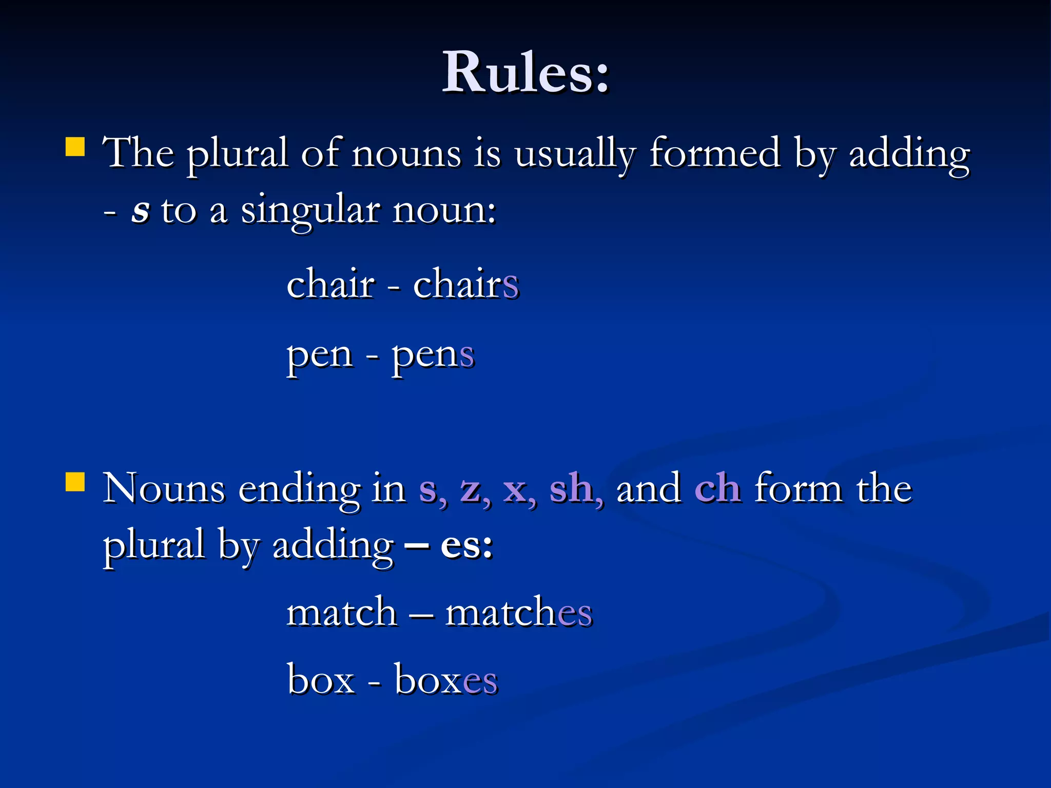 Singular and plural (942) | PPT