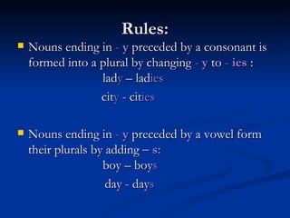 Singular and plural (942) | PPT