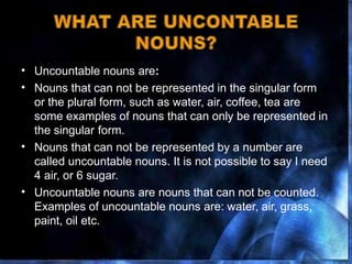 All Types of Nouns Slideshow | PPTX