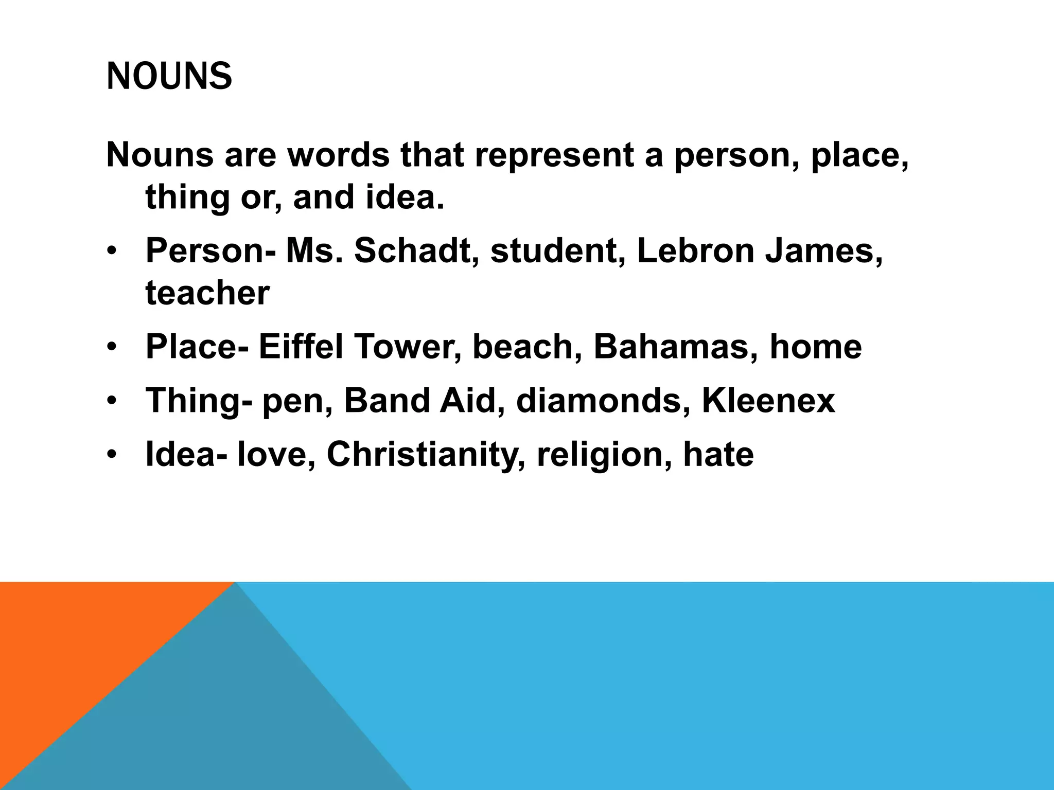 Nouns | PPTX