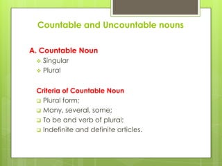 Nouns | PPT