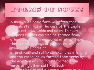 Nouns | PPTX