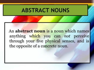 TBI (English Language Proficiency) | Nouns | PPTX