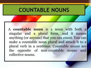 TBI (English Language Proficiency) | Nouns | PPTX