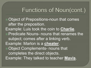 Nouns | PPT