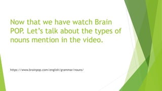 Nouns | PPT | Free Download