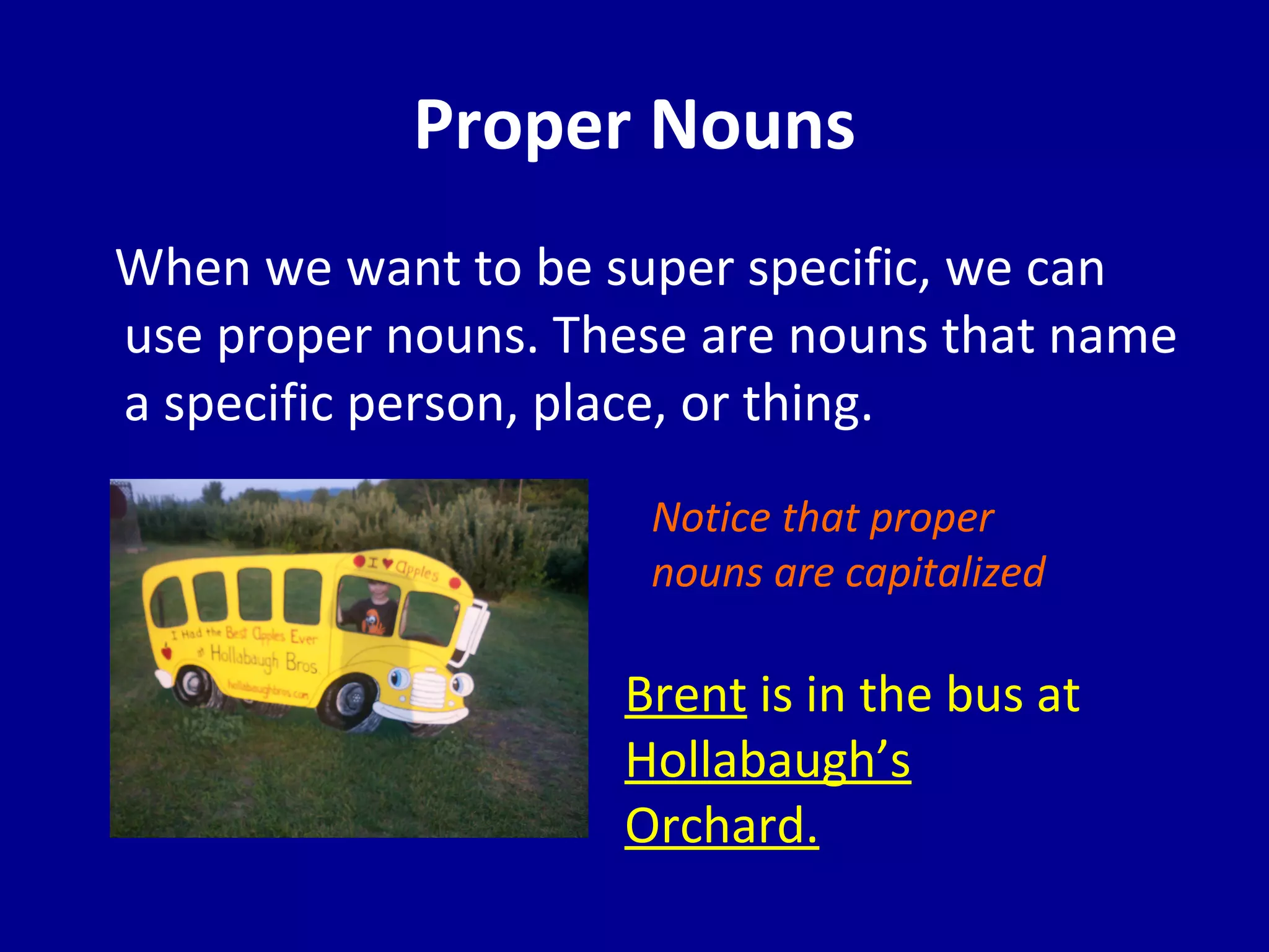 Nouns: Proper and Common | PPT