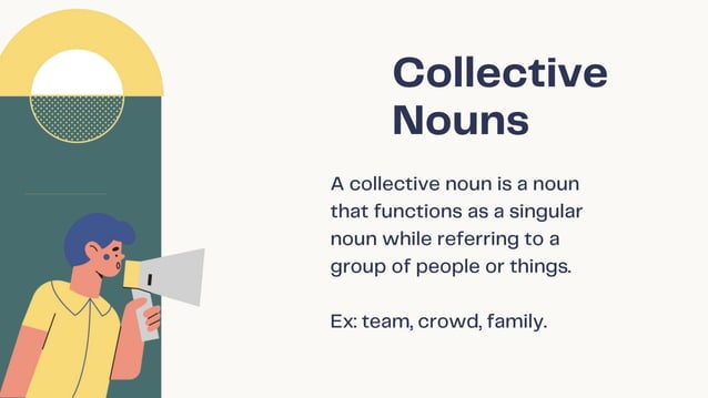 the definition of noun, its types, examples and differences | PPTX