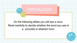 the definition of noun, its types, examples and differences | PPTX