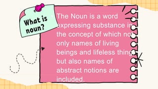 NOUNS.pptxhhhfhfggdd5tttddrrdrdrdrdrdrdrdrdr | PPT