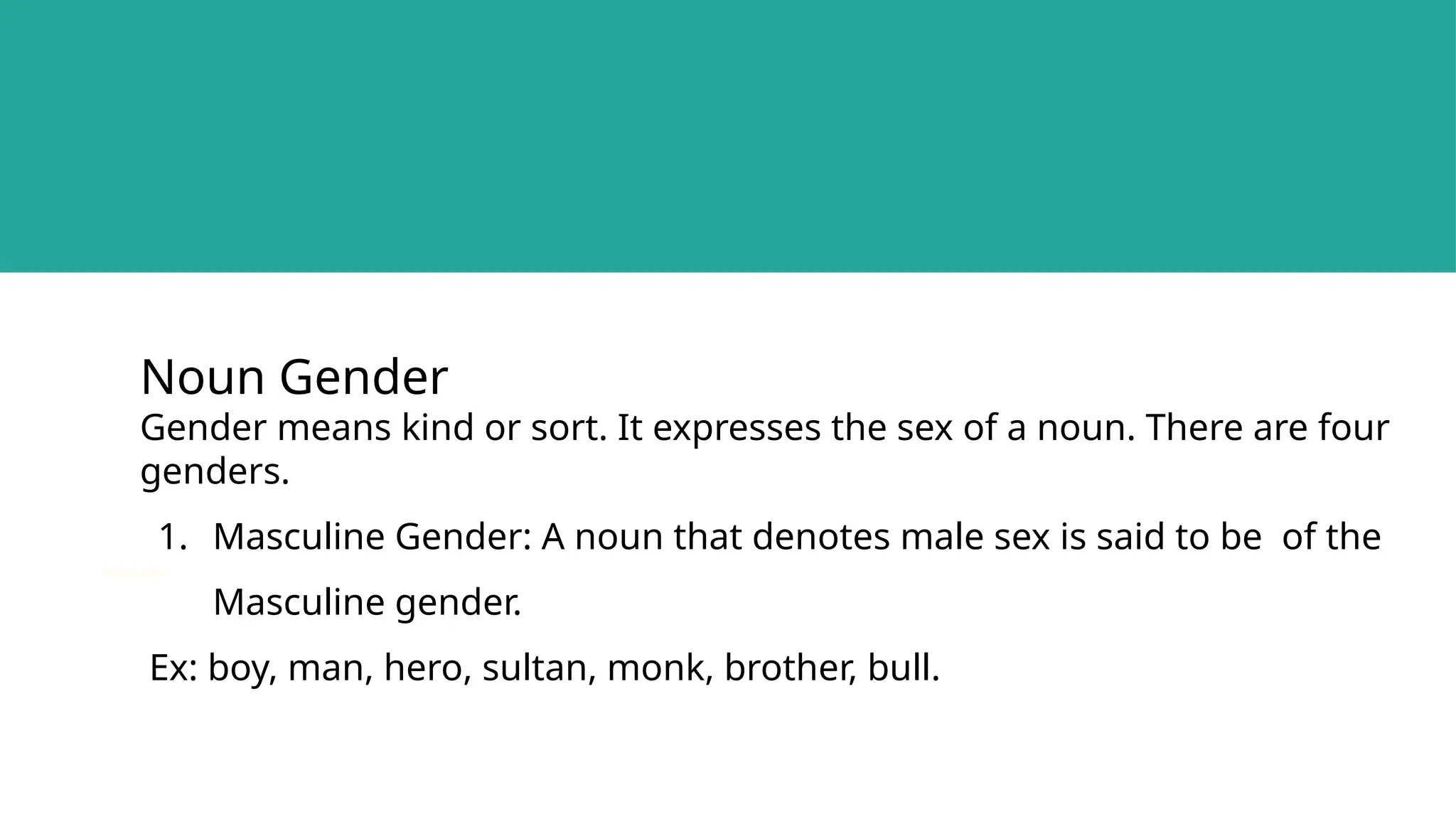 NOUNS- Classification of Nouns & Gender.pptx