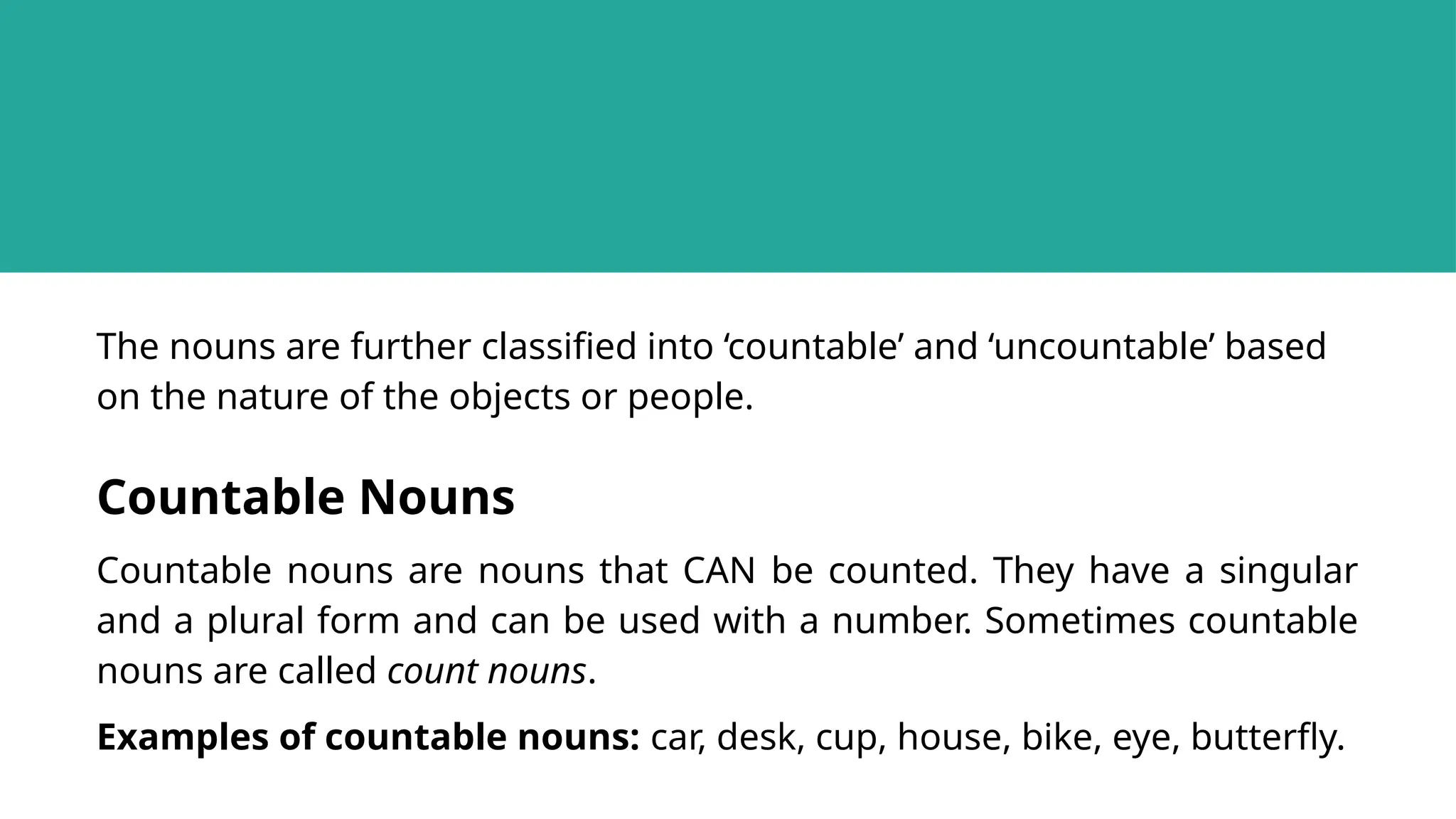 NOUNS- Classification of Nouns & Gender.pptx