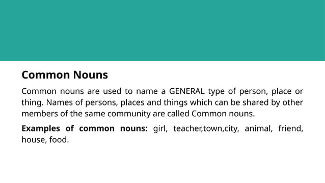 NOUNS- Classification of Nouns & Gender.pptx