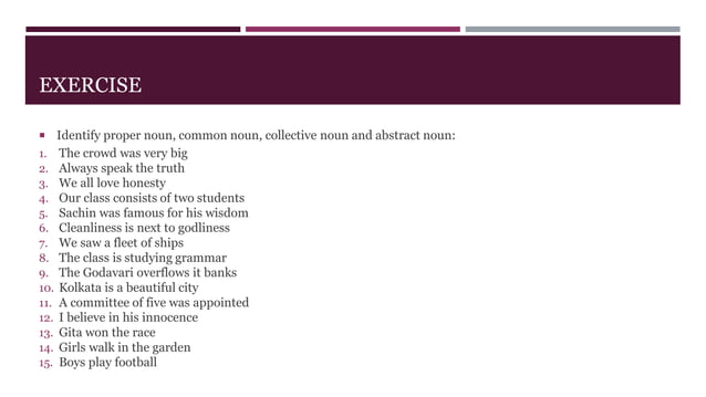 An introduction to nouns, small PPT covering the basics | PDF