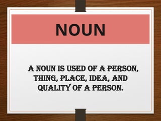 Nouns and it's Types Senior level ..pptx