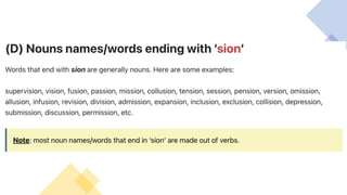 (English Grammar) Nouns - Basic English pptx | PPTX