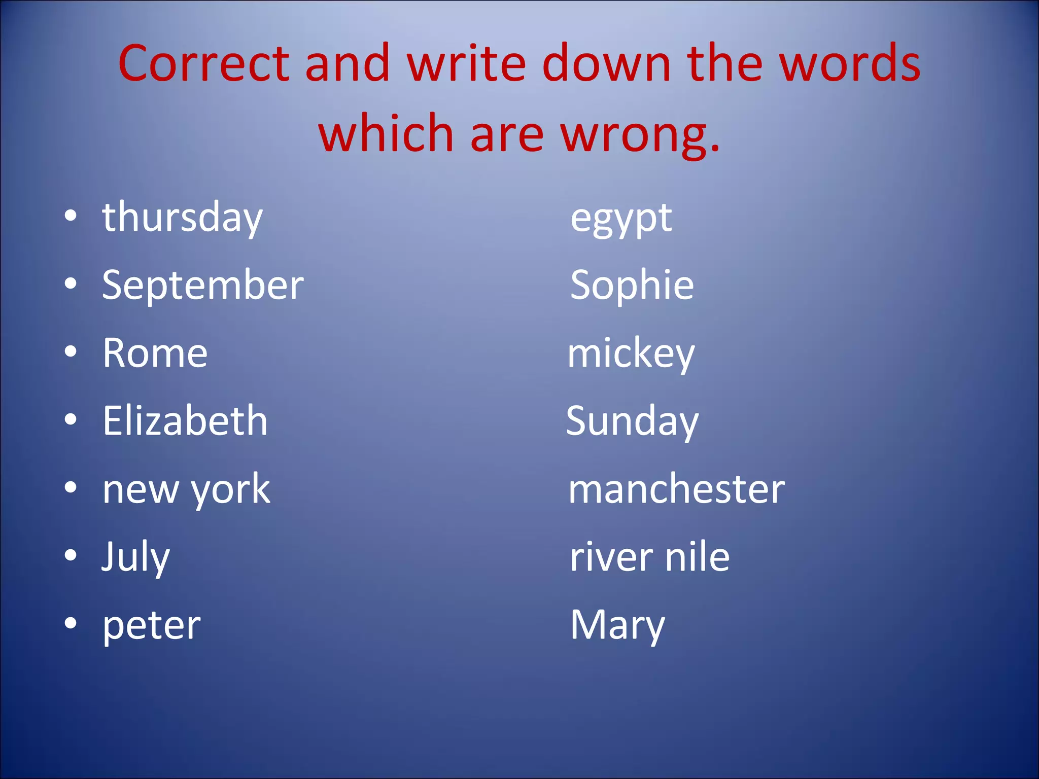 Nouns - Grade 6 Sept \'08 | PPT