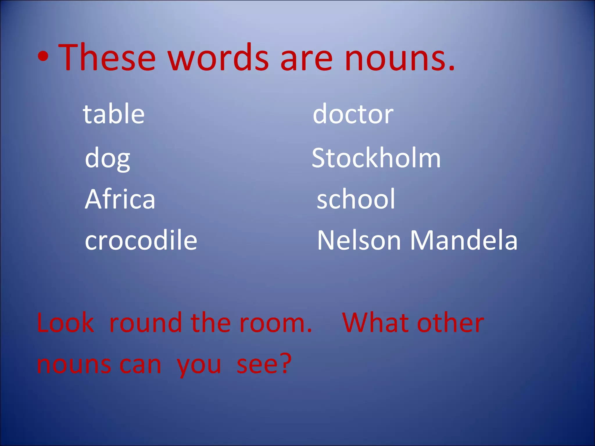 Nouns - Grade 6 Sept \'08 | PPT