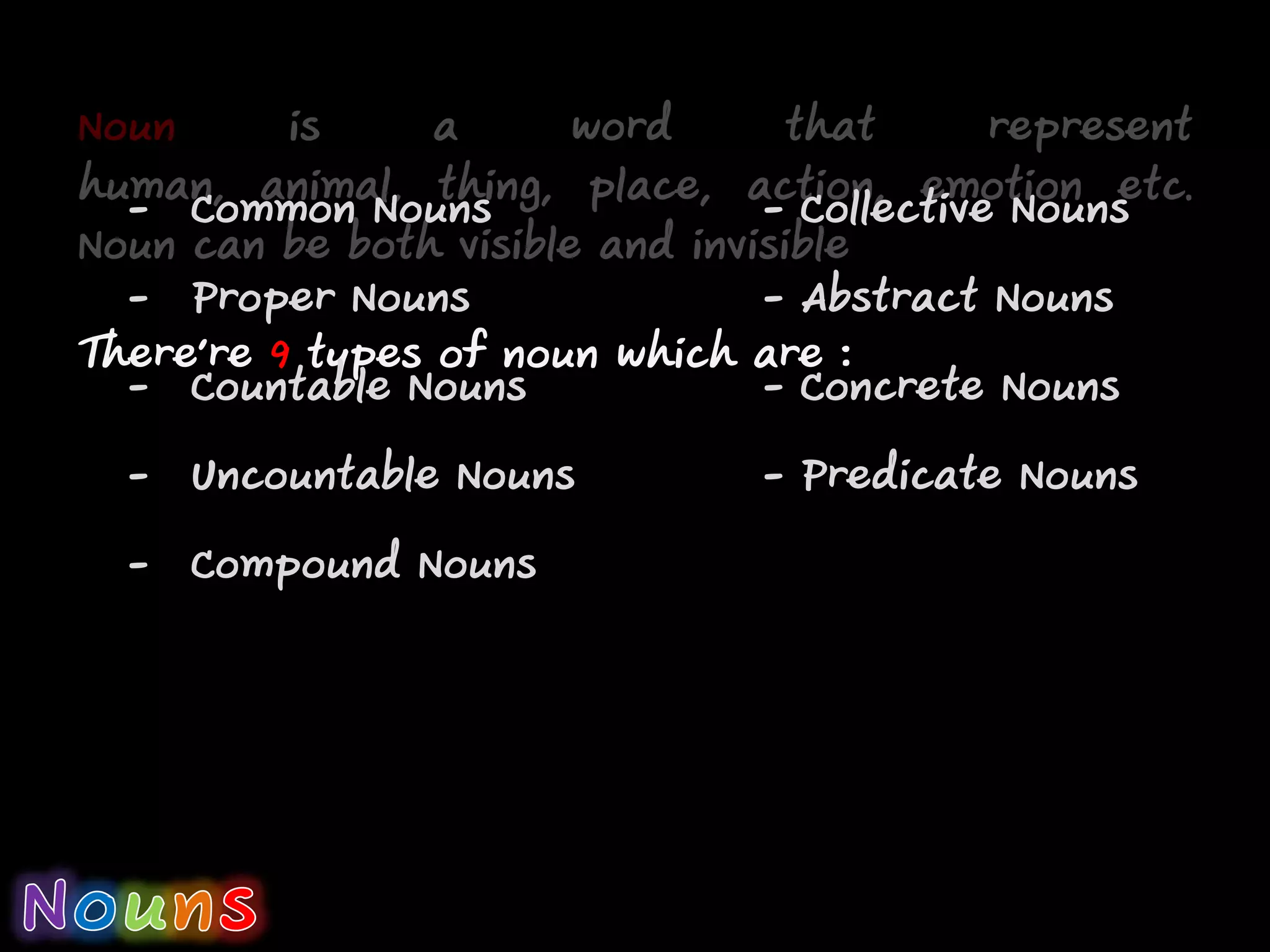Nouns | PPTX