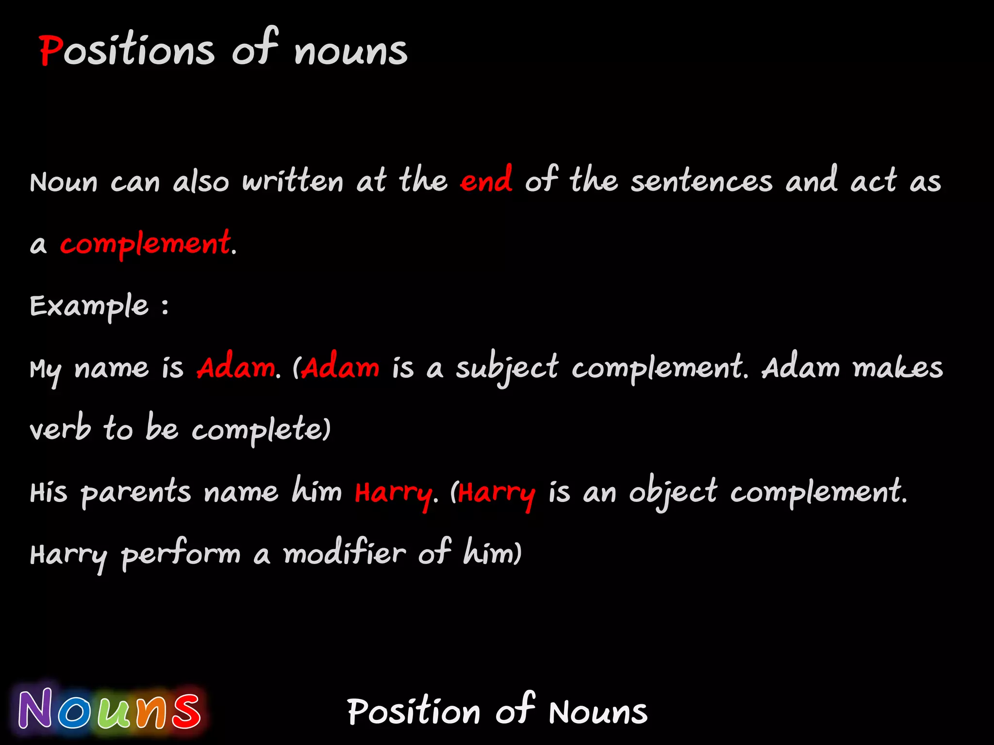 Nouns | PPTX