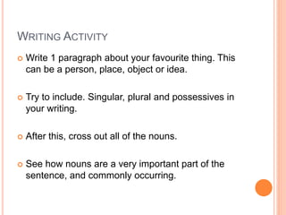 (Parts of Speech 1) Nouns | PPTX
