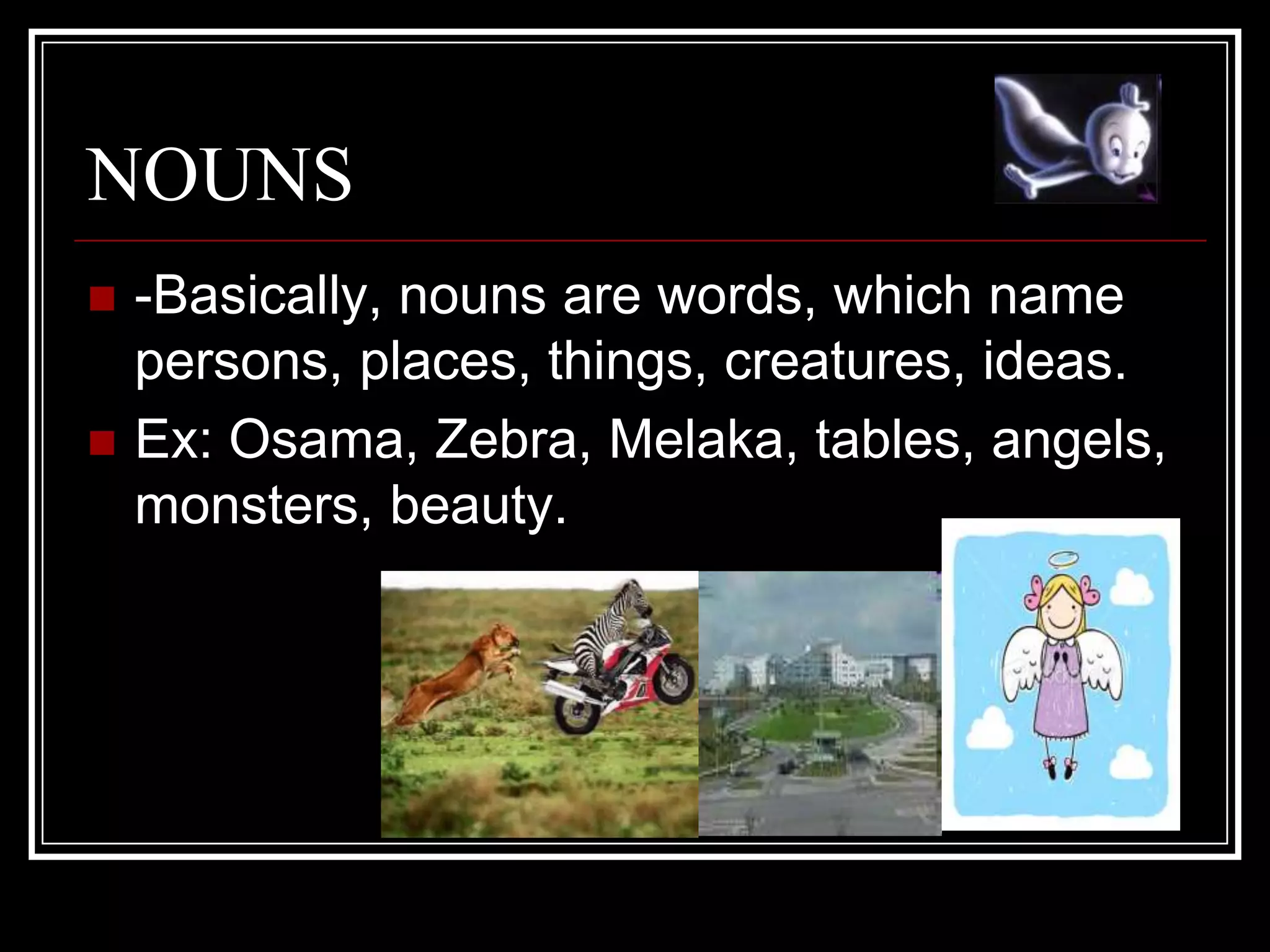 Nouns, adjectives and adverbs for athens | PPTX