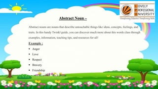 Nouns and its kinds slide share | PPT