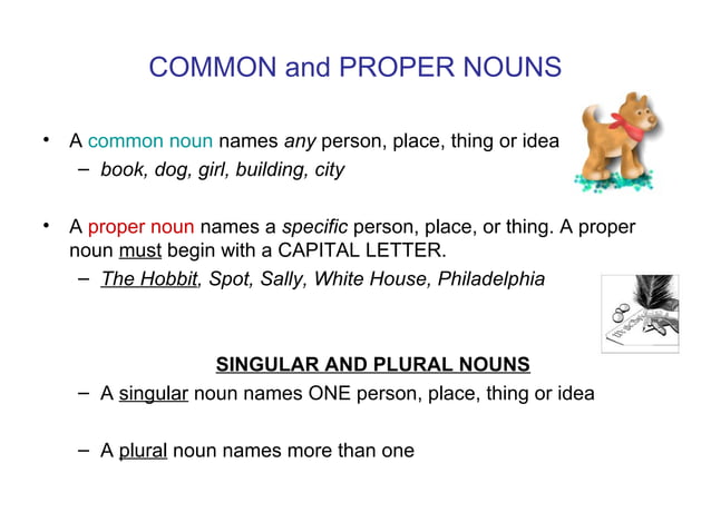 Nouns and pronouns | PPT