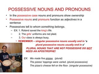 Nouns and pronouns | PPT