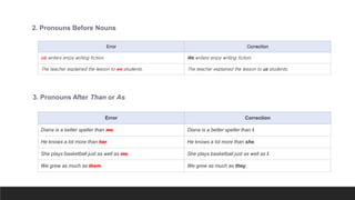 Nouns and pronouns | PPTX