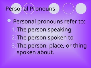 nouns_and_pronouns power point presentation | PPT