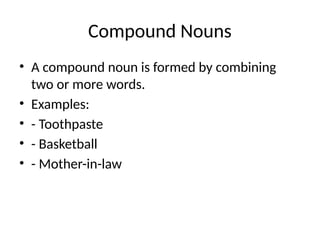 NOUNS AND PRONOUNS PRESENTATION VERY IMPORTANT | PPTX