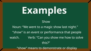 Nouns and Verbs with the same spelling.pptx