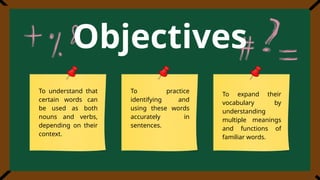 Nouns and Verbs with the same spelling.pptx