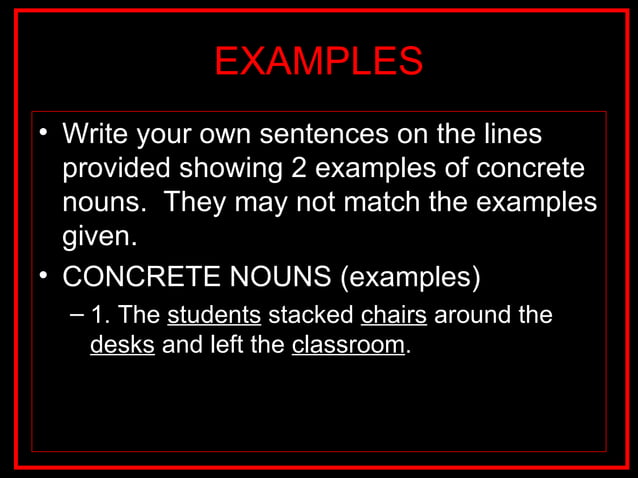 Nouns Com,Ppr,Abs,Conc. | PPT | Soccer | Sports