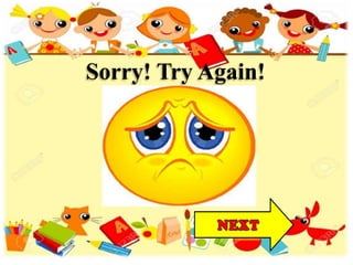 Sorry Try Again Animation