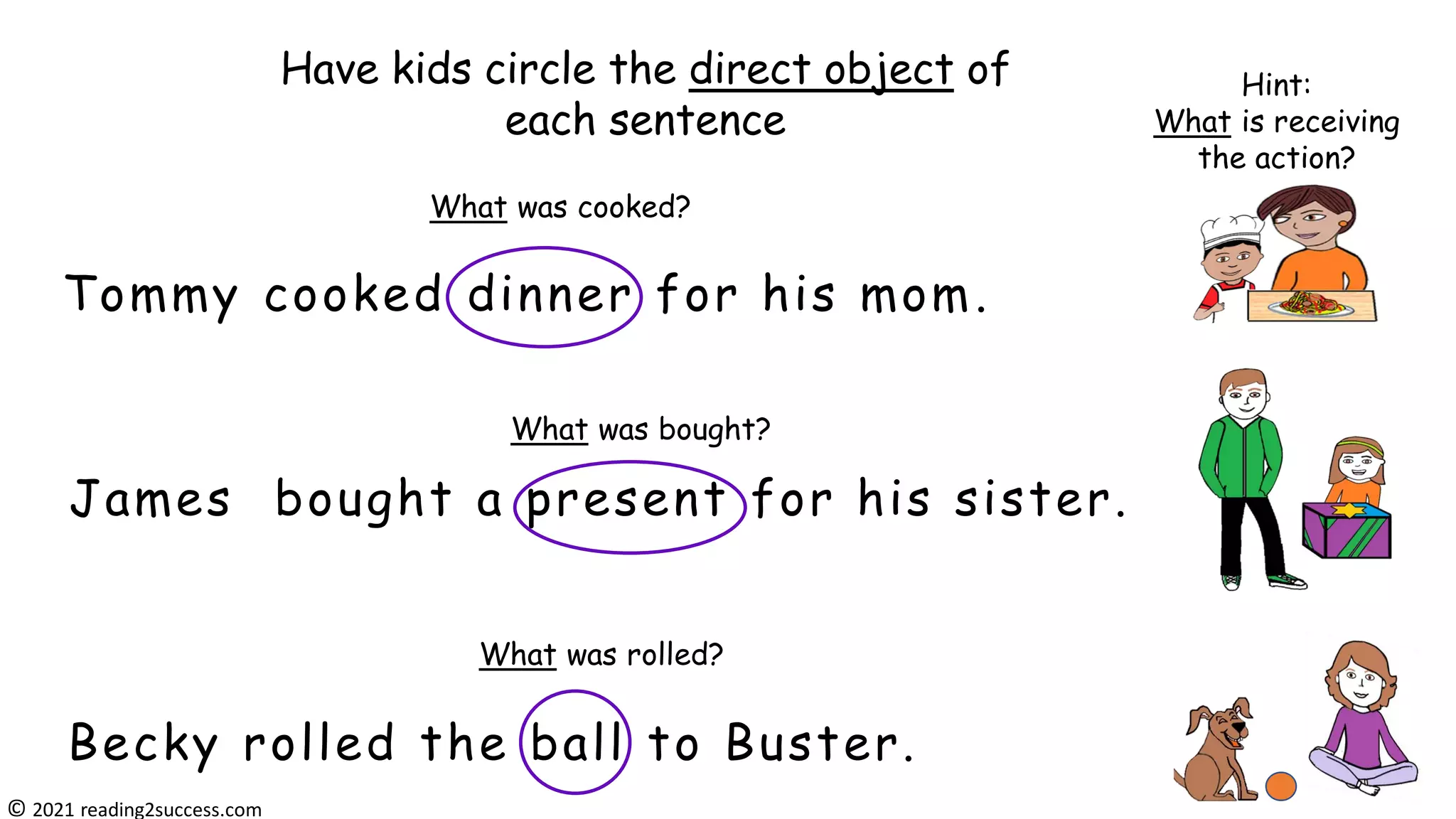 Parents - How to Teach Kids, #Nouns that Function as #Subjects, #Direct ...