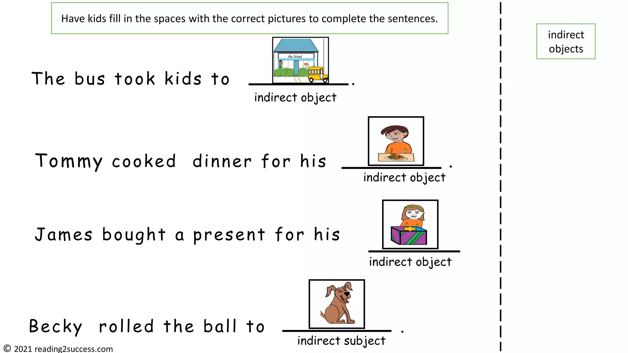 Parents - How to Teach Kids, #Nouns that Function as #Subjects, #Direct ...
