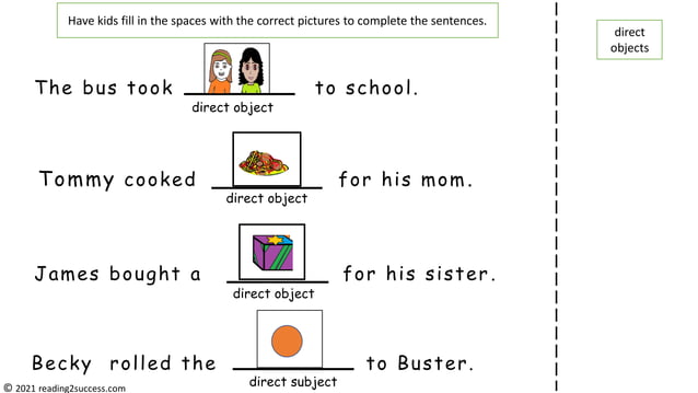 Parents - How to Teach Kids, #Nouns that Function as #Subjects, #Direct ...