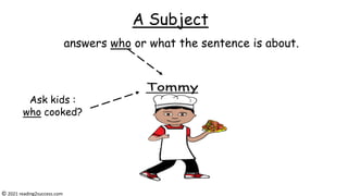 Parents - How to Teach Kids, #Nouns that Function as #Subjects, #Direct ...