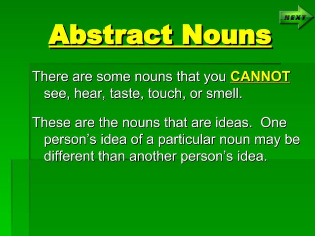 NOUNS (Person, Place, Thing, Idea, etc).ppt