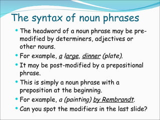 Nouns phrase ppt1 | PPT