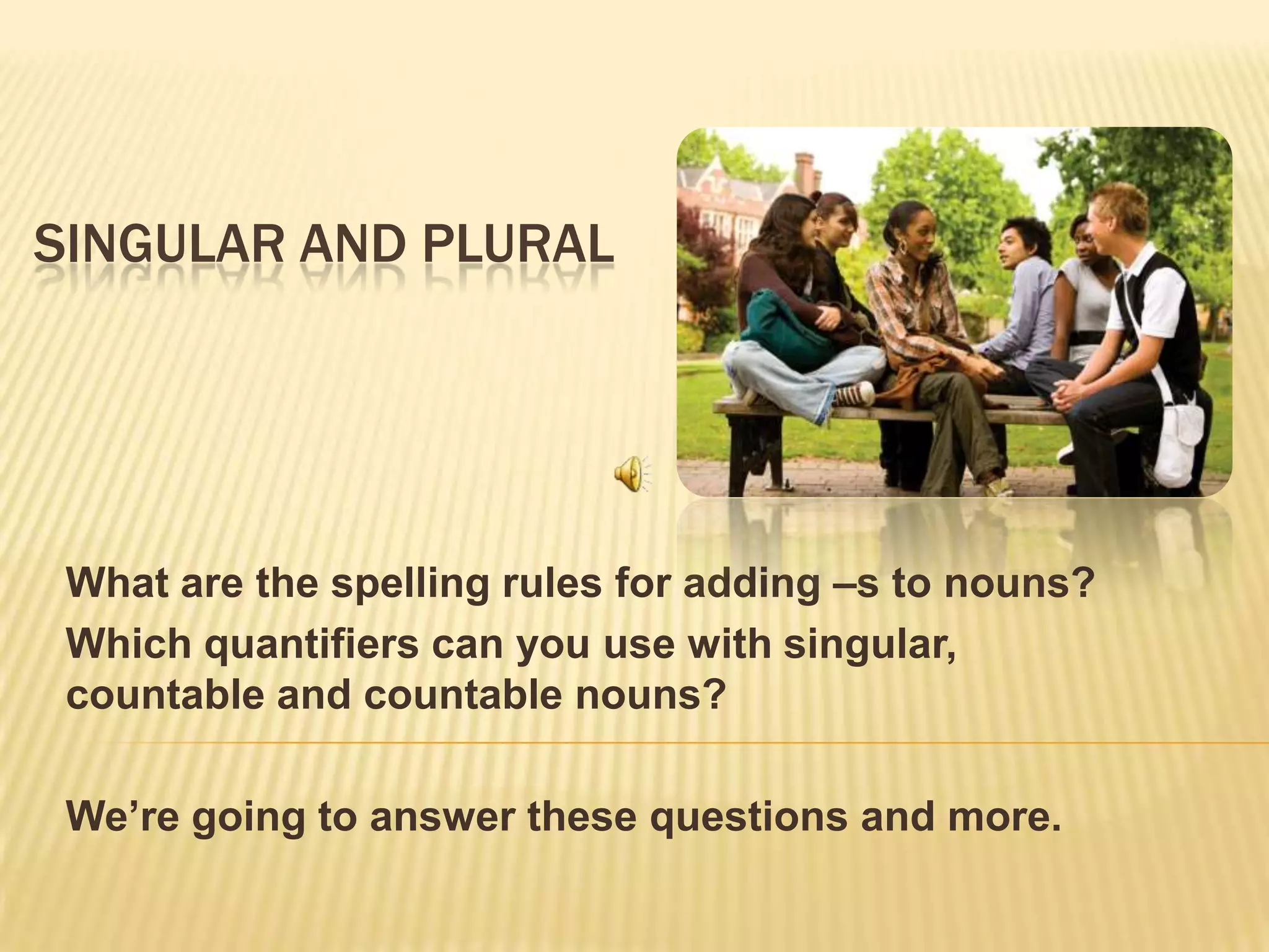 Nouns plural form | PPTX