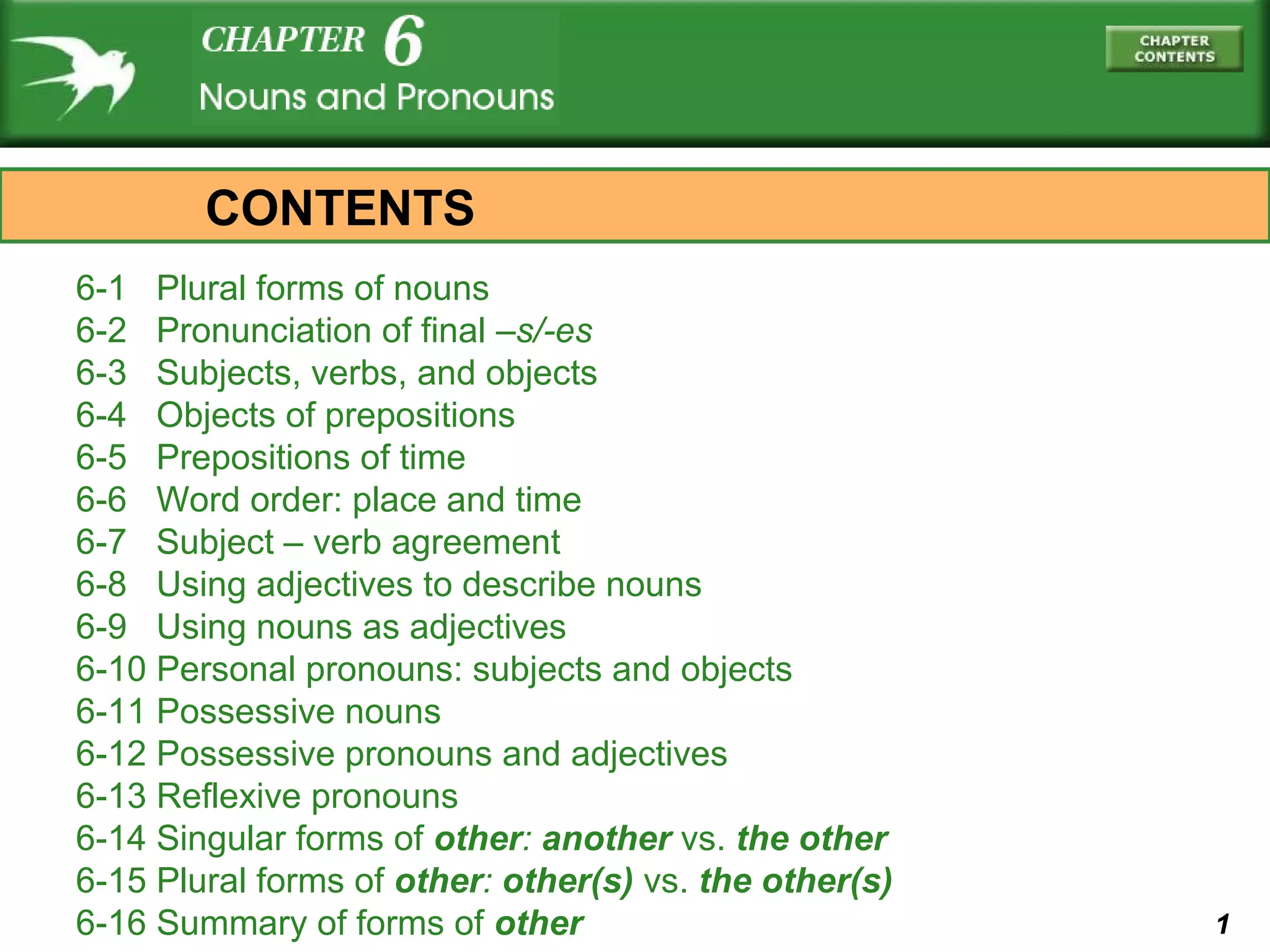 Nouns powerpoint | PPS