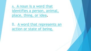 Nouns powerpoint | PPT