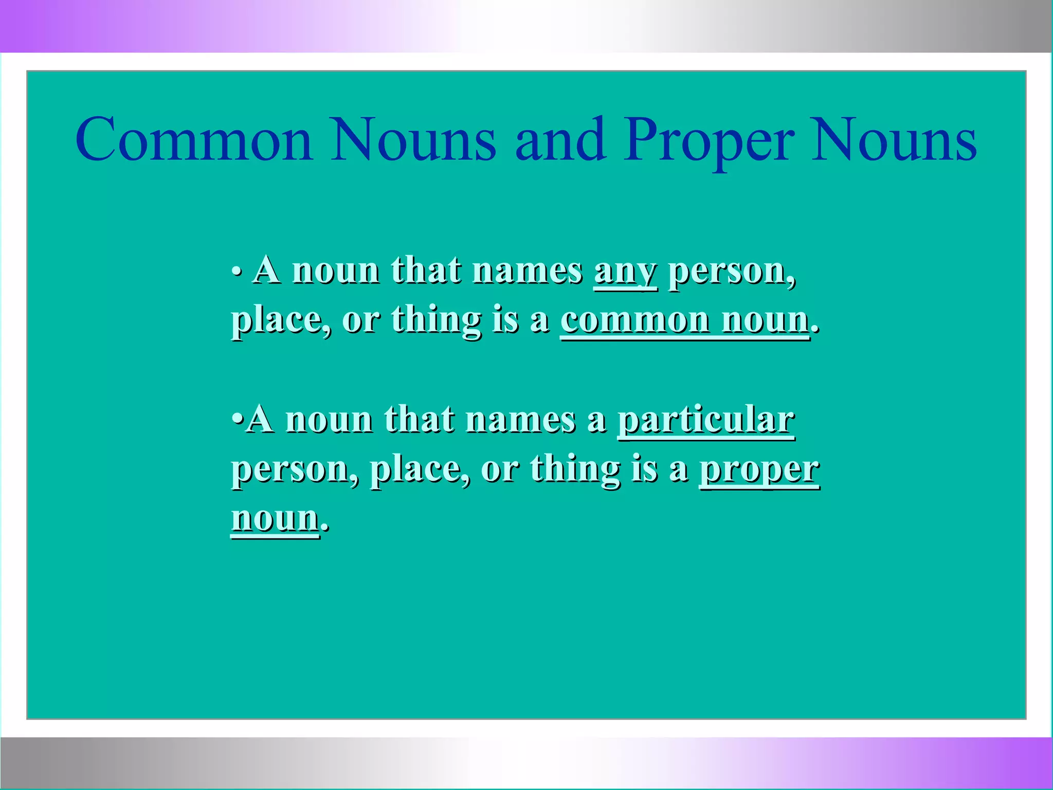 Nouns ppt | PDF