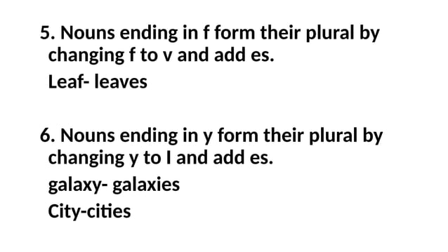 Forming Plural of regular Nouns Lesson 2024 | PPT